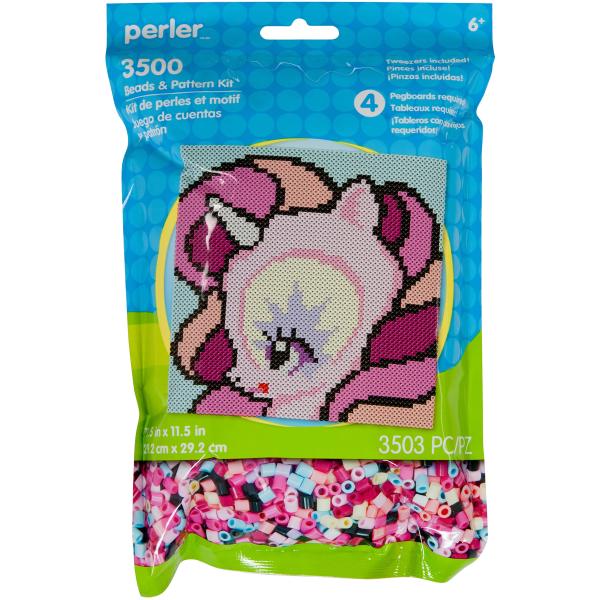 ・Makes a unicorn Perler pattern. Comes with 3, 500 beads, a pair of tweezers, a pattern sheet, ironing paper, and easy t...