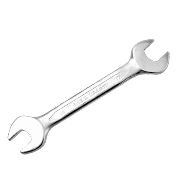 <h4>商品の特徴</h4><ul><li><b>両口設計</b>: 14mm×17mmの2サイズに対応したダブルオープンエンドレンチ</li><li...