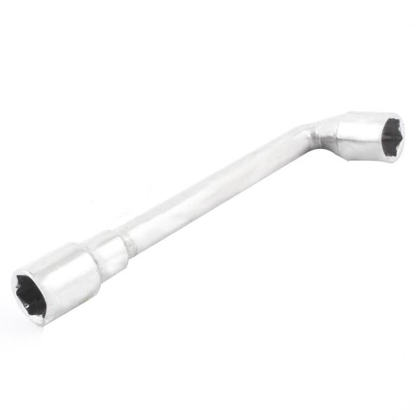 ・製品名：六角ソケットレンチ、ソケット直径：10mm / 0.39'・サイズ：115×35×15mm / 4.5' '×1.4' '×0.59' '（L * W *最大D）;材質：金属・カラー：シルバートーン・正味重量：166g(Poids...