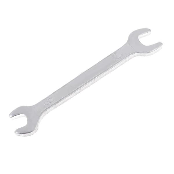 ・メタル製ダブルオープンエンドレンチ・開口径：8mm・10mm対応・外形寸法：10×2.1×0.3cm、重量：26g・U字型ダブルオープンエンド構造・軽量コンパクト設計でDIY・家庭メンテナンスに便利