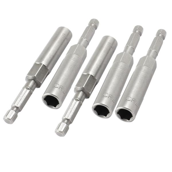 ・製品名：六角ドライバービット;六角ソケットサイズ：8mm・六角シャンクサイズ：6.35mm / 1/4' ';全体のサイズ：17 x 80mm / 0.67' 'x 3.15' '（D * L）・カラー：グレー、材質：メタル・重量：300...