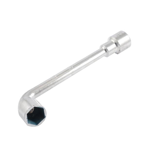・製品名：六角ソケットレンチ、ソケット直径：23mm / 0.90' '・サイズ：220×60×31mm / 8.6' '×2.3' '×1.2'（L * W *最大D）;材質：金属・カラー：シルバートーン・正味重量：413g(Poids ...