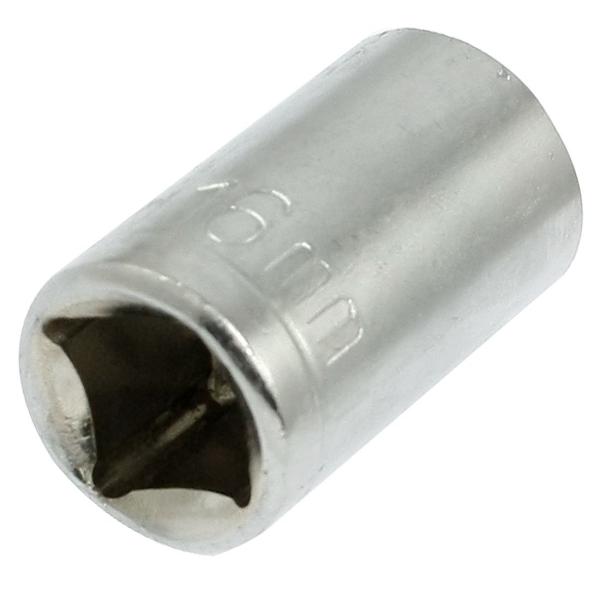 ・製品名：16mm 6点ソケット、六角ソケットサイズ：16mm / 0.63' '・スクエアソケットのサイズ：12.9 mm / 0.5' '；寸法：3.8 x 2.2 cm / 1.5' 'x 0.9' '（L * D）・材質：メタル、メ...