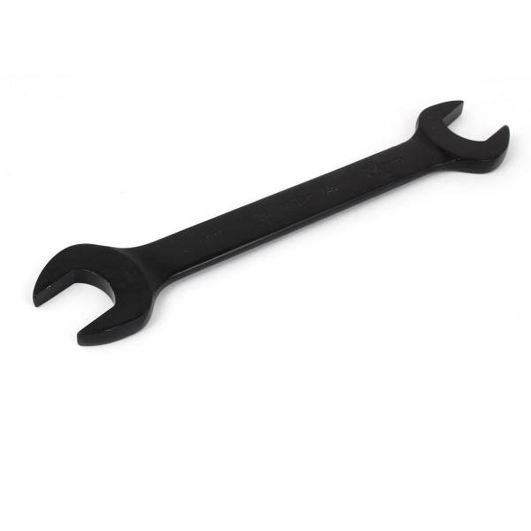 ・メタル製ダブルオープンエンドレンチ・開口径：24mm・27mm対応・外形寸法：250×47×10mm、重量：343g・U字型ダブルオープンエンド構造・大型ボルト・ナットの整備・メンテナンスに使用可能