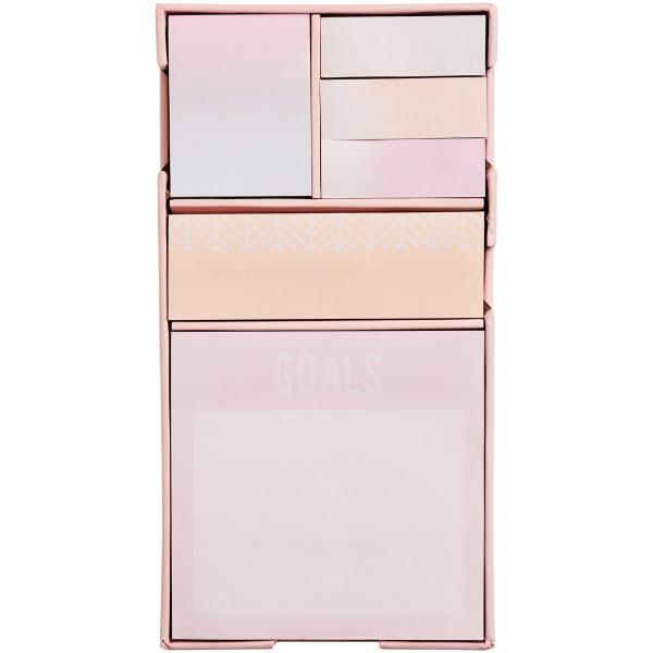 ・Includes (600) pastel pieces: (300) sticky notes, (300) page flags, 100 each of 6 patterns・Stay organized and stylish w...