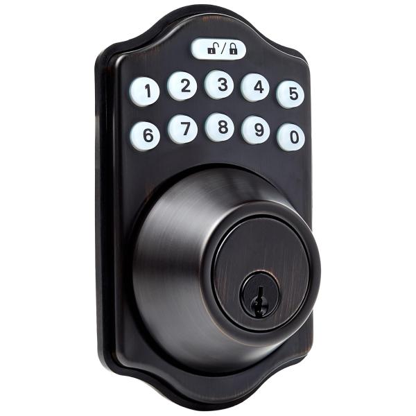 ・KEYLESS ENTRY CONVENIENCE: Experience the ease of touch-control with our keyless entry door lock. This electronic deadb...