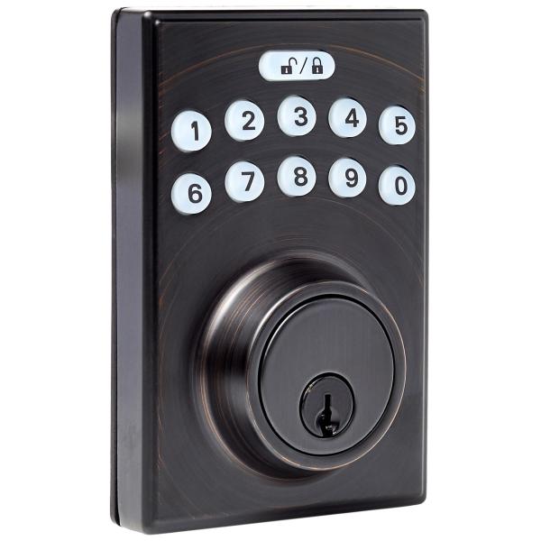 ・KEYLESS ENTRY CONVENIENCE: Experience the ease of touch-control with our keyless entry door lock. This electronic deadb...