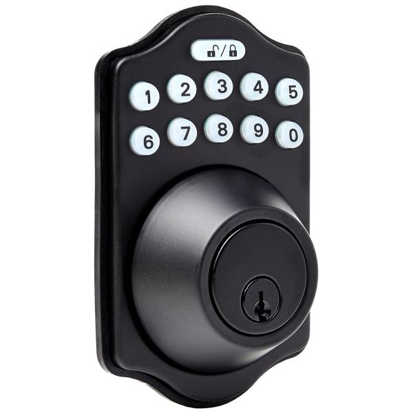 ・KEYLESS ENTRY CONVENIENCE: Experience the ease of touch-control with our keyless entry door lock. This electronic deadb...