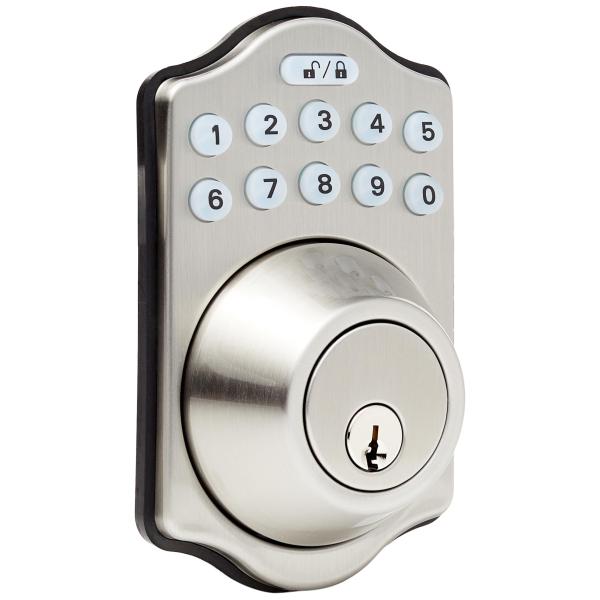 ・KEYLESS ENTRY CONVENIENCE: Experience the ease of touch-control with our keyless entry door lock. This electronic deadb...