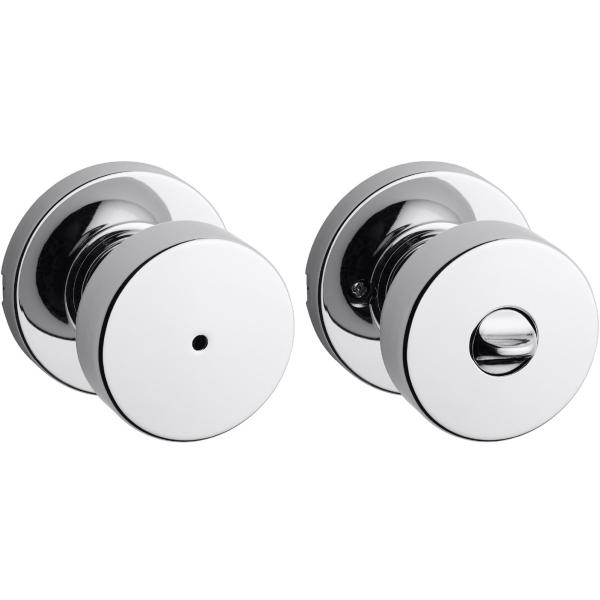 ・LOCKING PRIVACY: Use on doors requiring privacy, can be locked inside with a turn button and unlocked outside with prov...