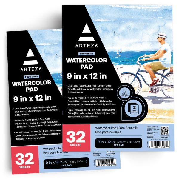 ・Cold Press Watercolor Paper: Experience the perfect amount of tooth on this paper ideally suited for watercolor arts an...