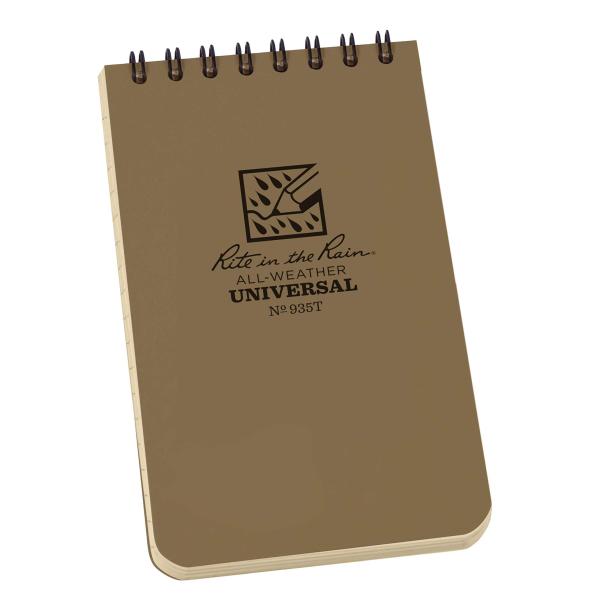 ・WEATHERPROOF PAPER: 100 pages / 50 sheets per pocket notepad. All-weather paper won't turn to mush when wet and will re...