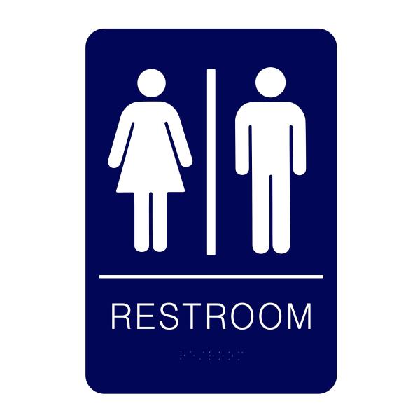 ・UNISEX RESTROOM SIGN - If you have an all-inclusive culture, make sure your restrooms are marked as such with our gende...