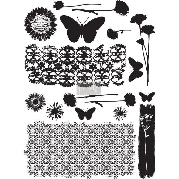 ・REDESIGN WITH PRIMA ReDesign Adhesive Transfer Rustic Elegance 17"x23" Rub Ons Furniture Transfer Adhesive 655350637309