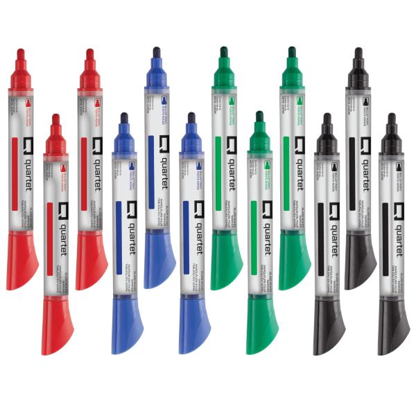 ・BOLD COLOR - Premium glass dry erase markers are optimized for use on contemporary, glass surface boards. Delivers stro...