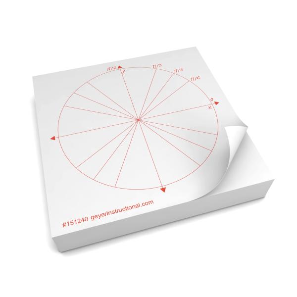 ・Unit Circle graphing Post-It Notes are an exception tool when learning the unit Circle in math class・Ideal for exit tic...