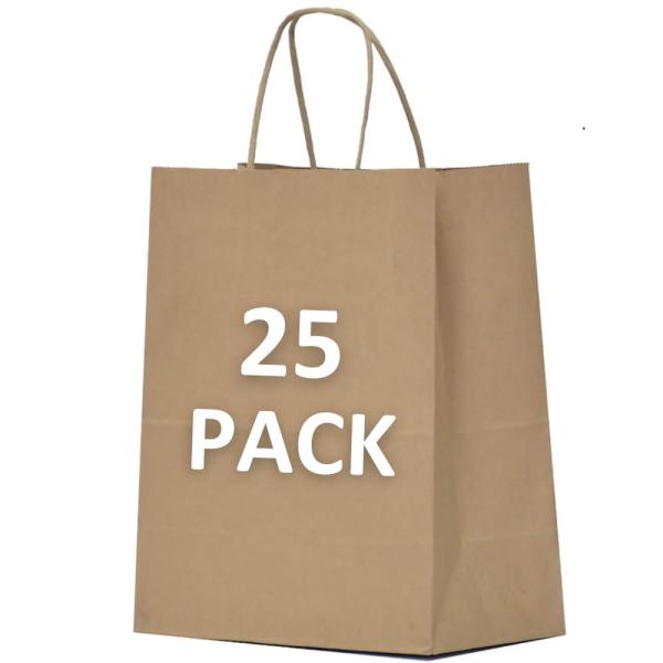 ・?? PREMIUM QUALITY NATURAL BROWN KRAFT PAPER BAGS BULK, These sturdy brown paper gift bags are made of paper 60 lbs bas...