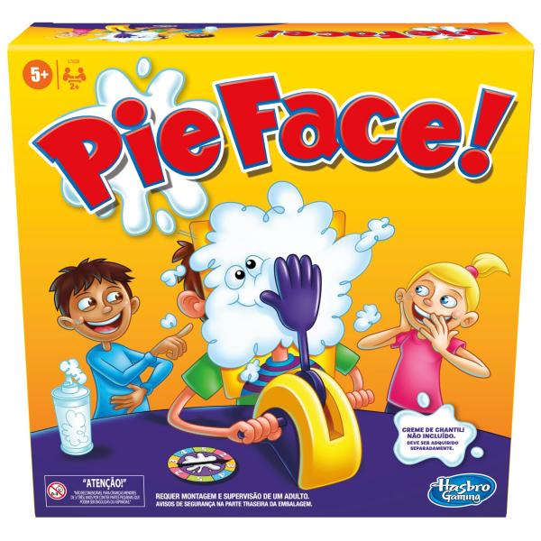 ・HILARIOUS PIE FACE GAME: This laugh-out-loud game for kids ages 5 and up might just splat players in the face・PLAYERS T...