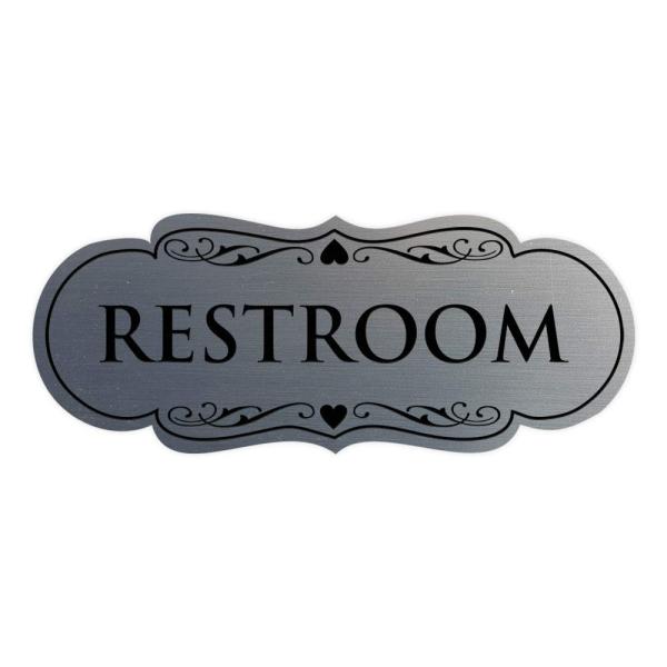 ・STYLISH DESIGN: Made in our elegant designer shape, this sign adds a touch of sophistication to any restroom setting.・L...