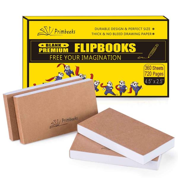 ・[Just Free Your Imagination and Draw Whatever You Want] - Using these premium flip books for animation and sketching, f...