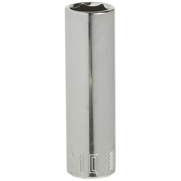 ・CORROSION RESISTANCE: Deep socket comes with full polish chrome finish・INCREASED TORQUE: 6-point metric socket comes wi...