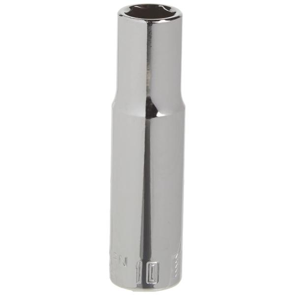 ・CORROSION RESISTANCE: Deep socket comes with full polish chrome finish・INCREASED TORQUE: 6-point metric socket comes wi...
