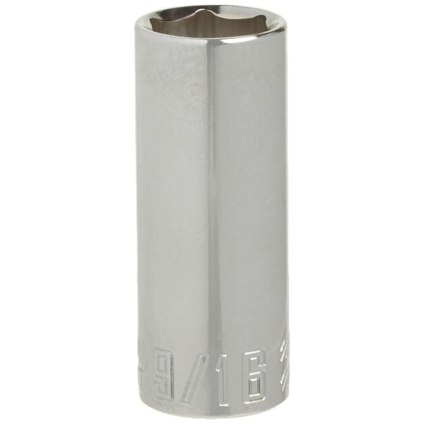 ・CORROSION RESISTANCE: Deep socket comes with full polish chrome finish・INCREASED TORQUE: 6-point socket comes with fast...