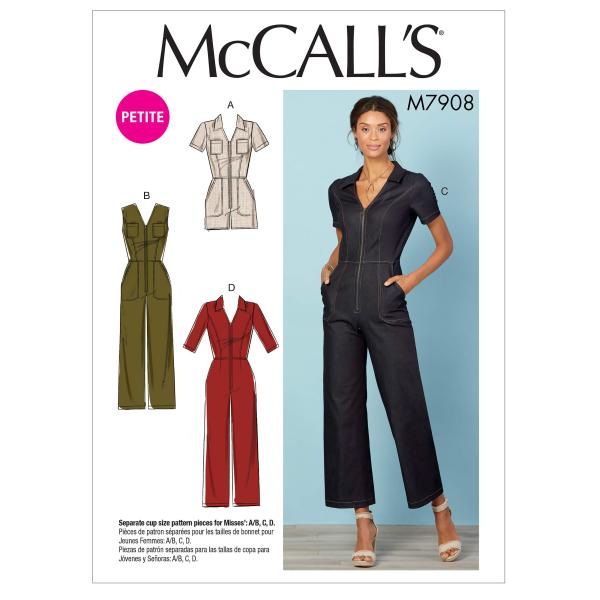 ・Includes sewing templates, instructions, fabric recommendations, pattern pieces, and sizing guides for (1) short jumpsu...