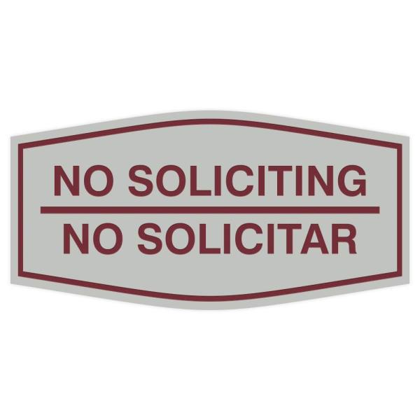 ・美しくデザインされた看板 ByLITA Fancy No Solicitarサイン。ご自宅、オフィス、ビジネス、学校に。・寸法：高さ3インチ×幅6インチ。・プレミアムレーザー彫刻プラスチック。・看板にはオプションの強力なフォーム両面粘着テ...