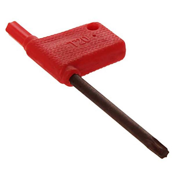 T20トルクスビット対応のフラッグハンドル型スクリュードライバー（Utoolmart）。軸径4mm（約3/16インチ）・軸長50mm（約2インチ）のコンパクト設計。硬度の高いS2合金鋼製で、トルクスネジの締め付け・取り外しを確実に行える。人...