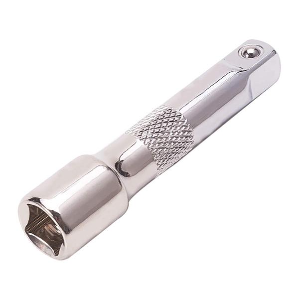 Utoolmart製3/8インチ差込角・全長75mmのエクステンションバー3本セット。クロームバナジウム鋼製でクローム仕上げ、耐久性と防錆性を両立。スプリングボール式ソケット保持機構でソケット脱落を防止。ローレット加工グリップで油付き手でも...