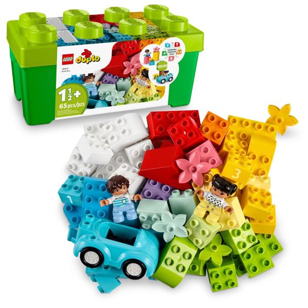 ・Endless Builds - Includes 65 LEGO DUPLO bricks plus familiar pieces to stimulate toddlers' minds, including a toy car w...