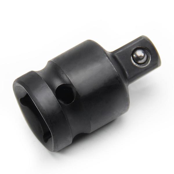・【1/2'' to 3/8''】- Connect 1/2" (Female) drive tools to 3/8" (Male) drive sockets.・【CR-MO STEEL】- Black chrome molybdenu...