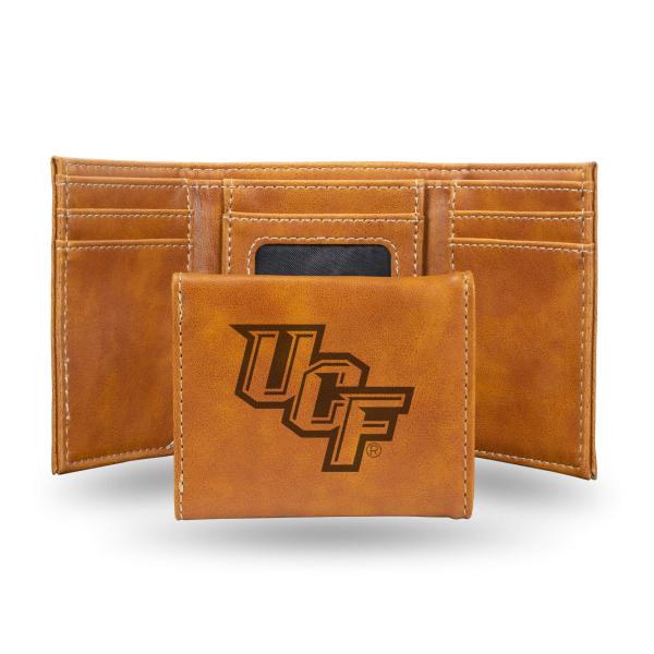 ・Durable trifold wallet measures 3.25 x 4.25-inches・Decorated with laser engraved team logo on front of wallet・Features ...