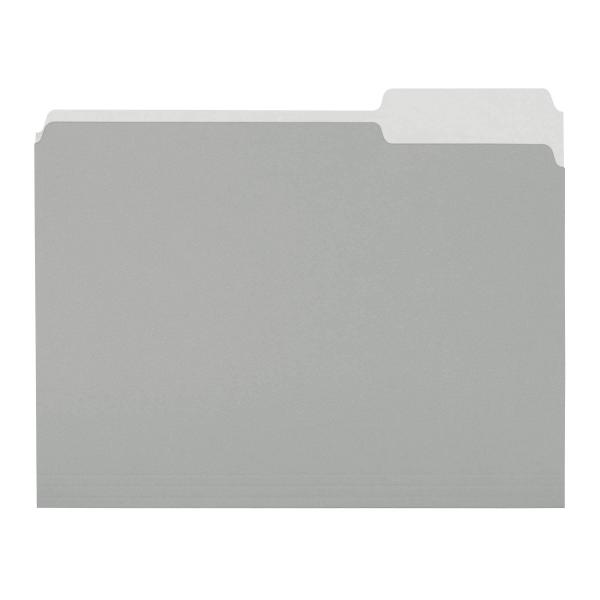 ・File folder (36-count) for everyday filing and organizing; made of sturdy paper stock・Letter size accommodates papers m...