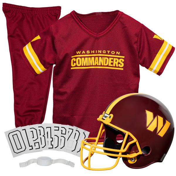 ・WASHINGTON COMMANDERS UNIFORM SET: This Washington Commanders kids uniform set is the perfect gift for any young fan to...