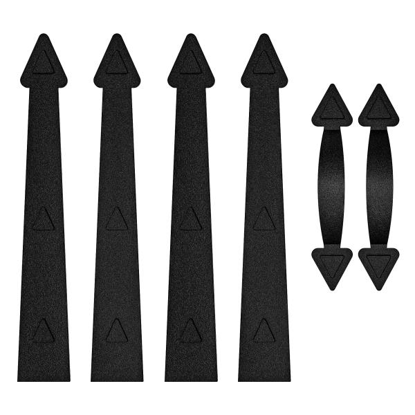 ・WINSOON Decorative Hinges ＆ Handles have heavy duty magnets on the back, Strong Magnetic Force is not easy to fall off....