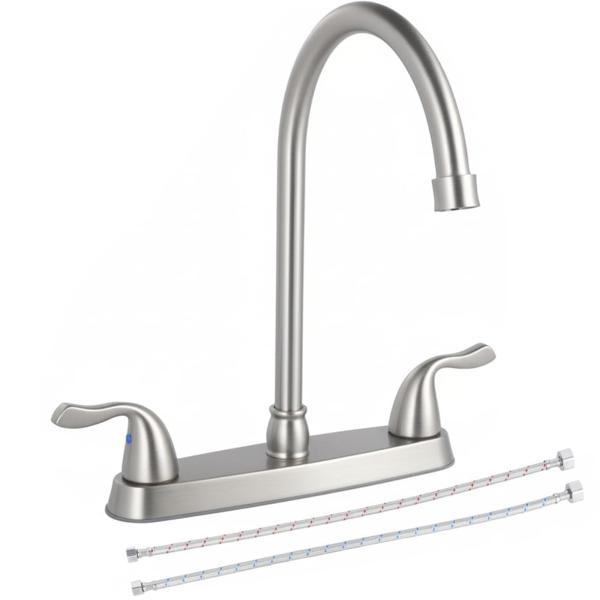 ・【Dimension Details】 Overall Height: 6.1'', Spout Height: 2.6'', Spout Reach: 3.94'', Max Deck Thickness: 2.6''.・【Durabl...