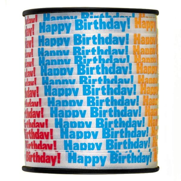 ・MULTICOLOR DESIGN: Make your birthday celebrations stand out with our Multicolor "Happy Birthday" Curling Ribbon. The e...