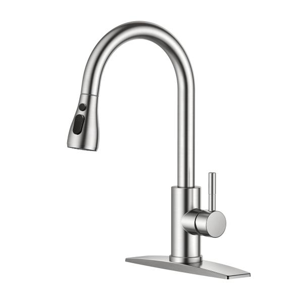 ・Superior Performance: Certified to cUPC, NSF 61/372, and Lead-Free standards, this kitchen faucet is constructed with S...