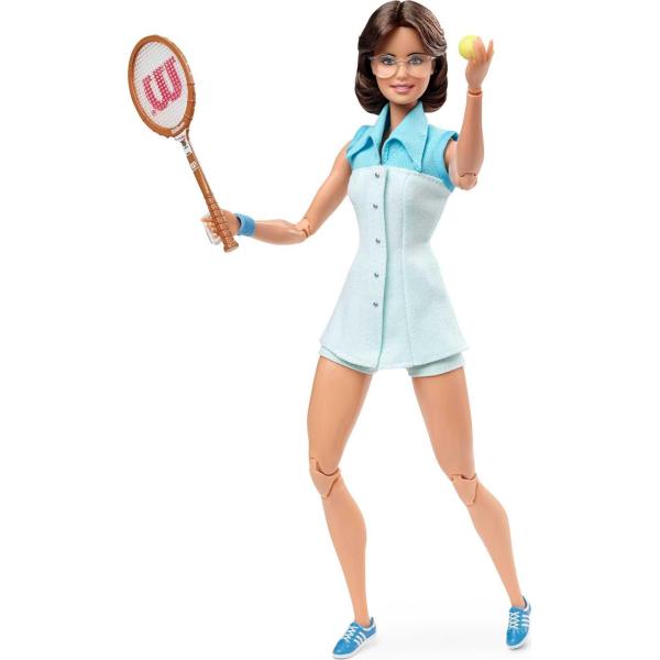 ・In 1961, tennis pro Billie Jean King won her first major championship title, followed by a series of spectacular victor...