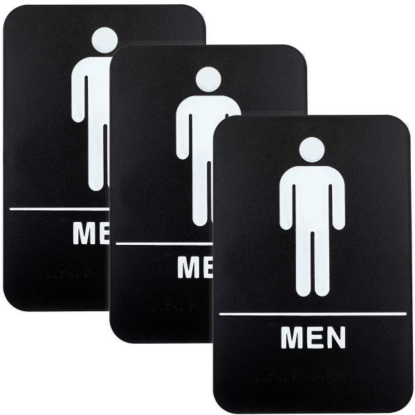 ・USEFUL SIGN: These restroom signs will help staff and visitors find restrooms inside your premises easily・BRAILLE TEXT:...