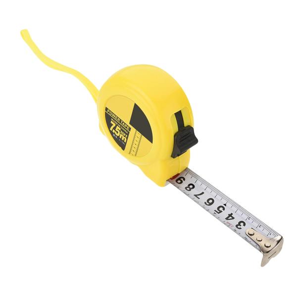 ・【Dimension】- 7.5m / 24.6ft Tape Measure; Tape material: Steel; Case Material: Plastic・【High Quality】- Metric scale,mark...