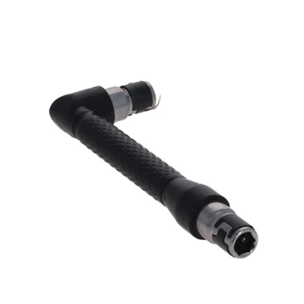 ・Utoolmart（ユートゥールマート）のL字型スクリュードライバーアダプター。差込角1/4インチ（6.35mm）ヘックスシャンク、90度ライトアングル。・S2鋼製で高硬度・高靭性・優れた加工精度を持ち、丈夫で長持ち。ノンスリップ素材グリ...