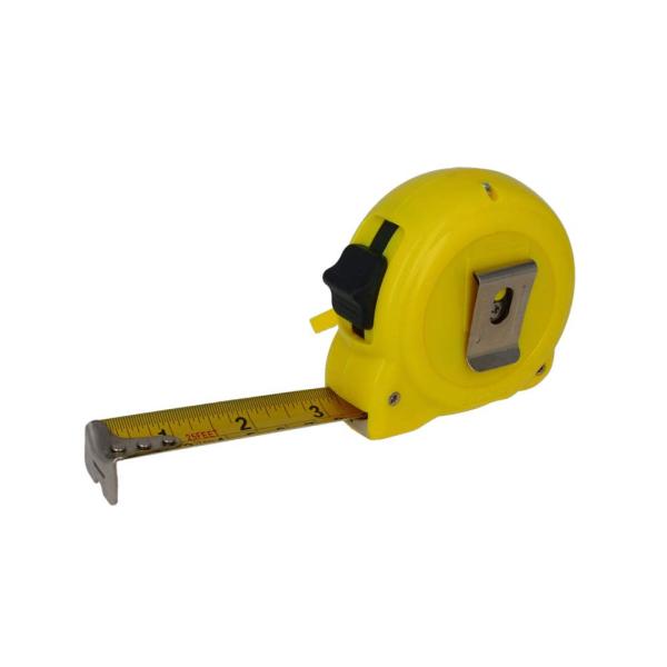 ・【Dimension】- 7.5m / 24.6ft Tape Measure; Tape material: Steel; Case Material: Plastic・【High Quality】- Metric scale,mark...
