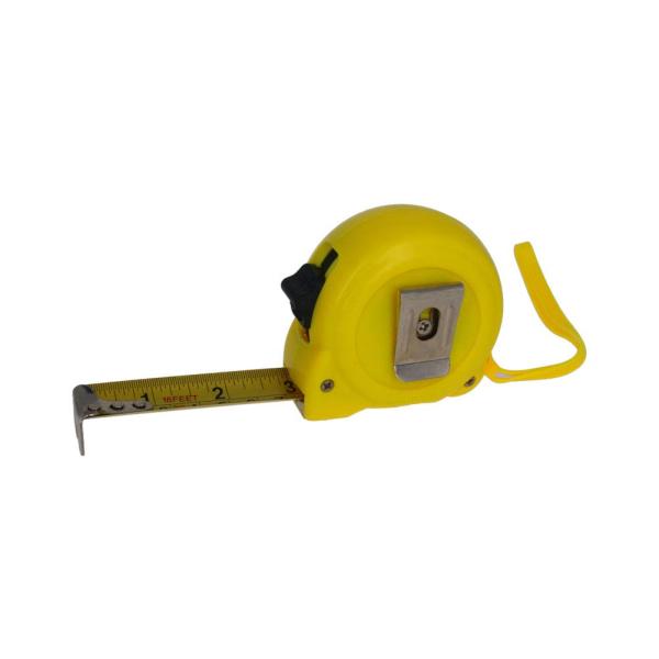 ・【Dimension】- 5m / 16.4ft Tape Measure; Tape material: Steel; Case Material: Plastic・【High Quality】- Metric scale,mark c...