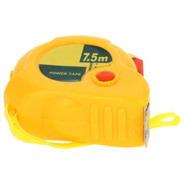 ・【Dimension】- 7.5m / 24.6ft Tape Measure; Tape material: Steel; Case Material: Plastic・【High Quality】- Metric scale,mark...