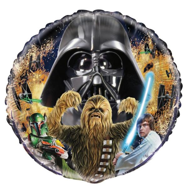・HIGH-QUALITY: Ensure a galactic celebration with our premium 18" Multicolor Foil Star Wars Classic Round Balloon, desig...