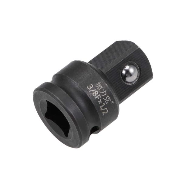 ・[Size] - Connect 3/8" (F) drive tools to 1/2" (M) drive sockets.・[CR-MO Steel] - Black chrome molybdenum steel provides...