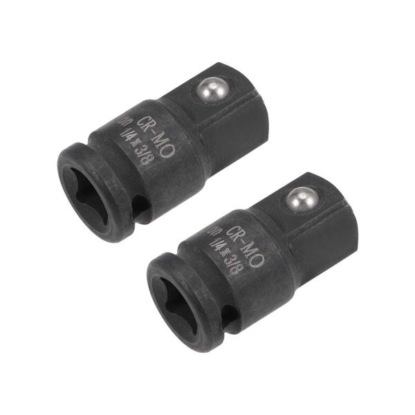 ・[Size] - Connect 1/4" (F) drive tools to 3/8" (M) drive sockets.・[CR-MO Steel] - Black chrome molybdenum steel provides...